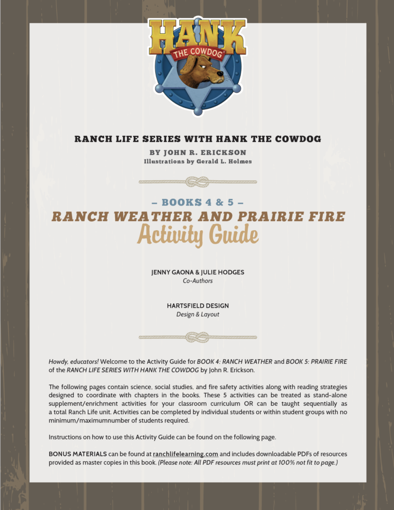 Ranch Life Book 4 & 5 Activity Guide - Ranching Heritage Association